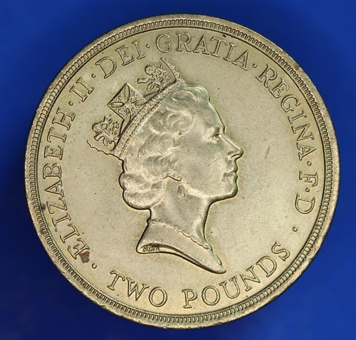 1986 decimal £2 Two Pound coin, Elizabeth II , Commonwealth Games ...