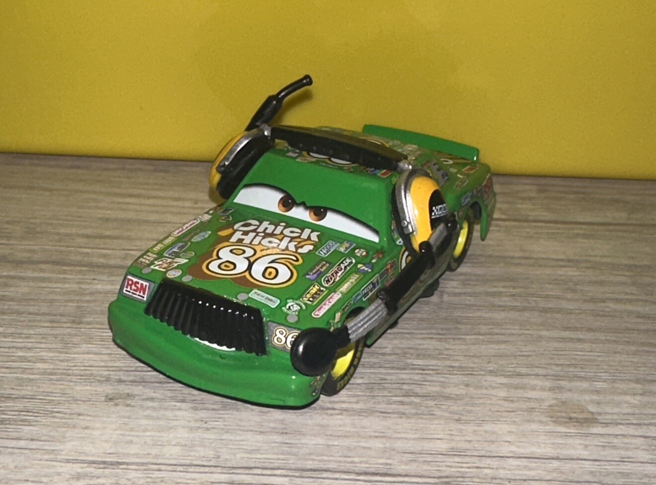 Disney Pixar Cars 3 Chick Hicks with Headset 1:55 Metal Diecast Model ...