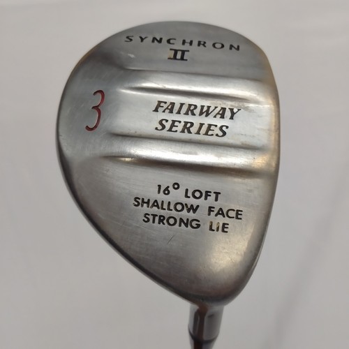 Synchron II Fairway Series 16* 3 Wood Shallow Face Strong Lie R Flex ...