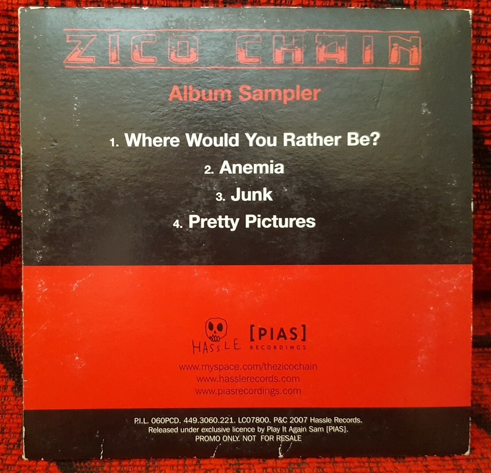 ZICO CHAIN **Food** RARE 4-TRACK 2007 ALBUM SAMBLER (PROMO) CD | eBay