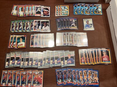 Huge lot (86)! 1989-1990 Rookies & Stars Thomas Griffey jr. Sosa Walker ...