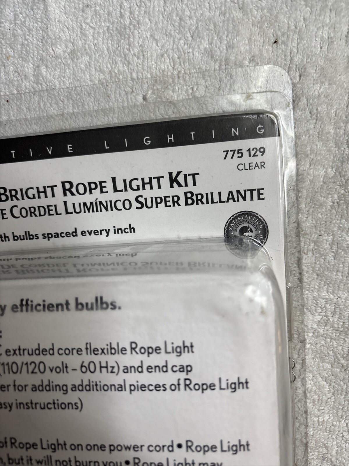 Hampton Bay Super-bright Rope Light Kit 18ft Clear Indoor/outdoor Use ...