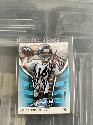 jake plummer autograph card | eBay