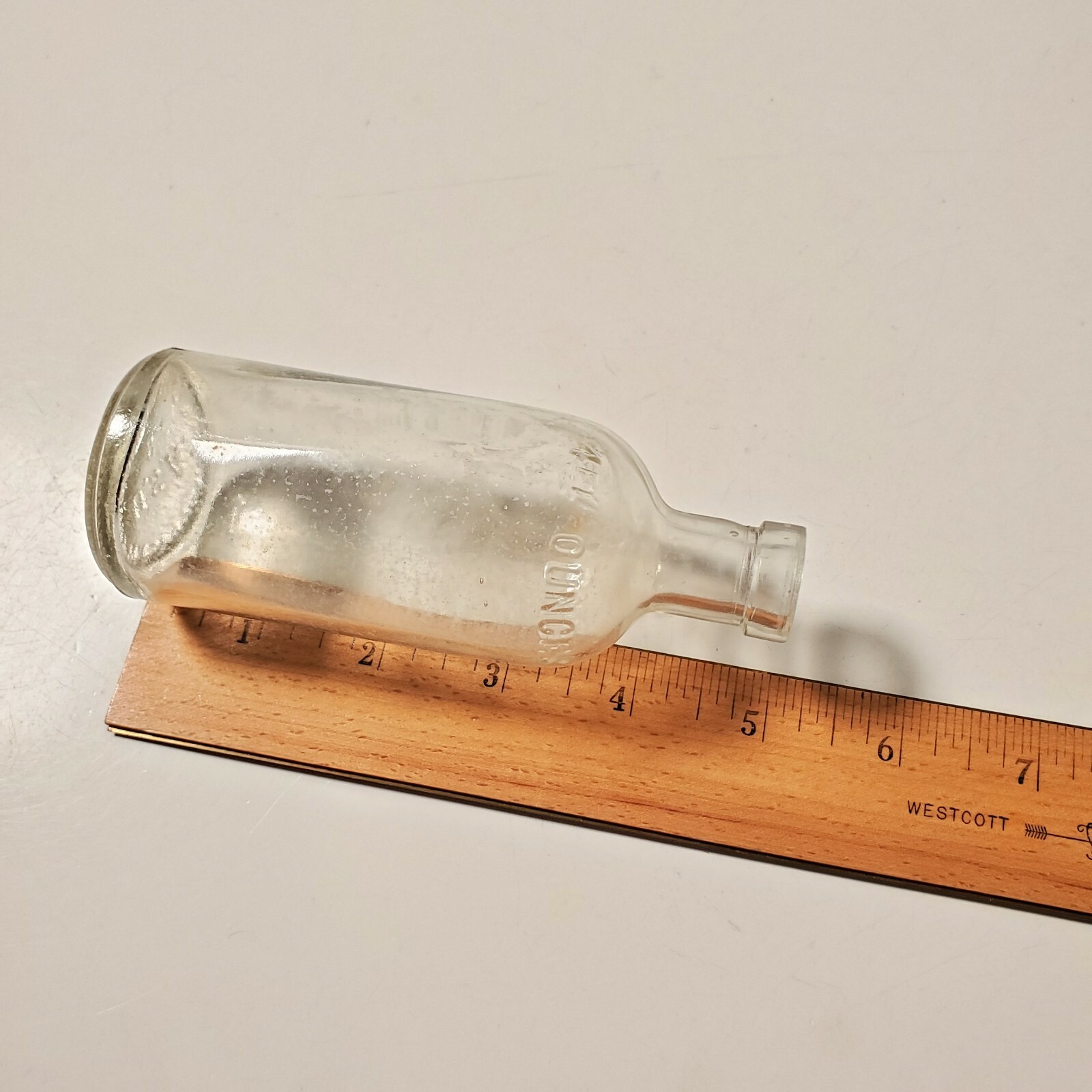 Vintage Absorbine Jr Clear Glass Cork Top Antique Bottle Approx 5" Tall ...