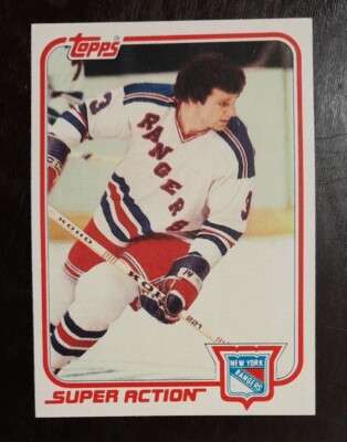 1981 Topps Barry Beck Super Action Rangers #124 Hockey Card | eBay