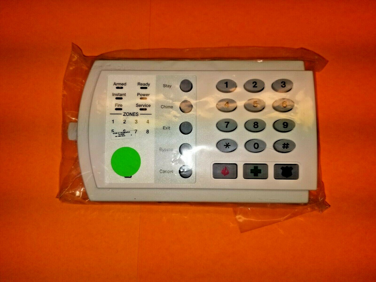 Interlogix GE Security NetworX NX-108E LED Alarm Keypad Interlogix Logo ...