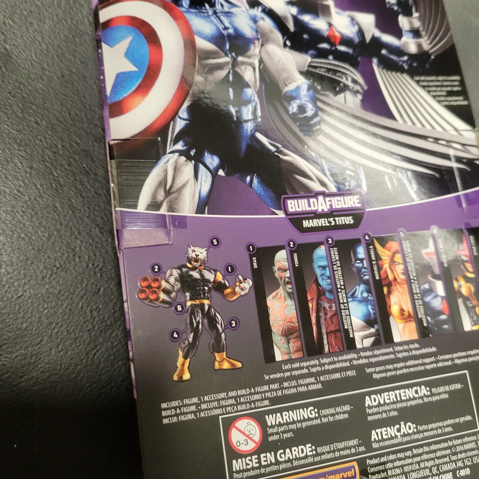 Marvel Legends MASTERS OF MIND Guardians of the Galaxy Vance Astro ...