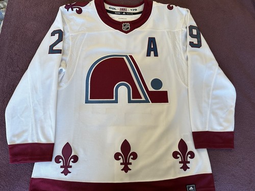 Colorado Avalanche Adidas Reverse Retro 1.0 Jersey MacKinnon Size 50 ...