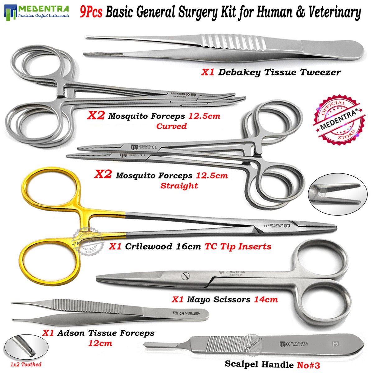 Veterinarian Tools For Kids Kid Connection 24 Piece Light & Sound