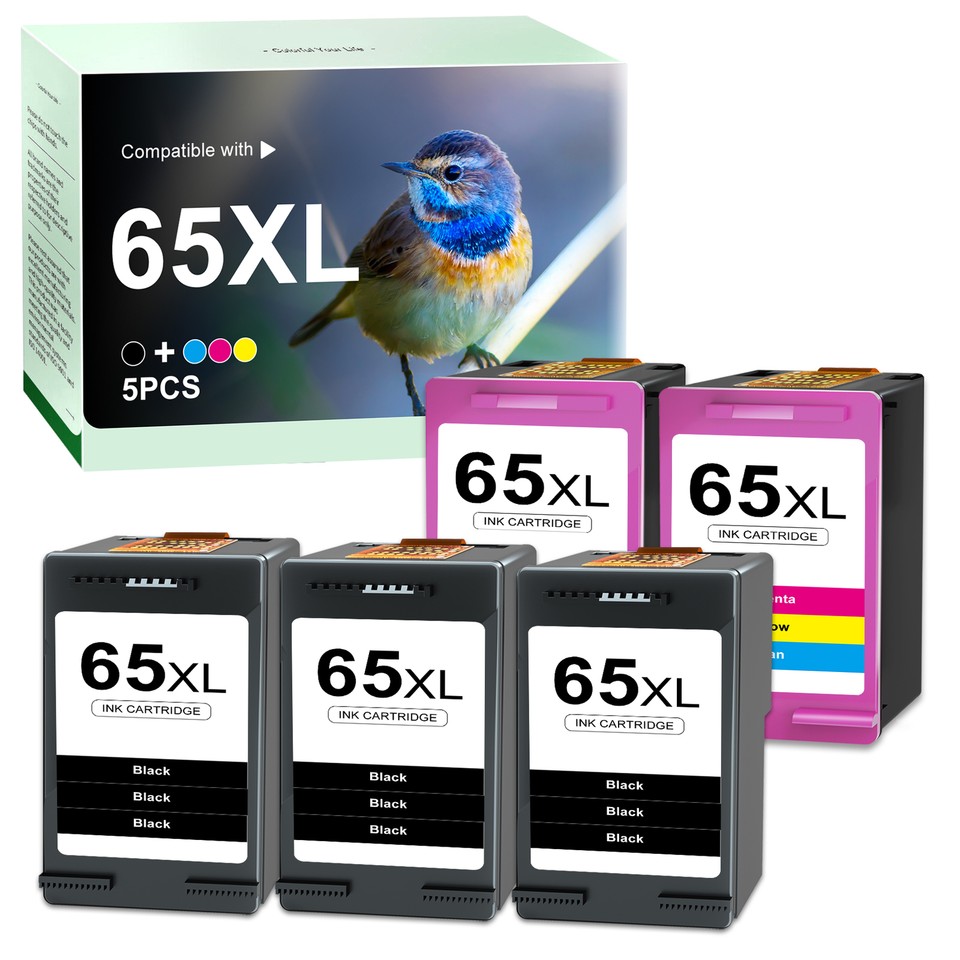Ink Cartridge for HP 65XL 65 XL DeskJet 3721 3752 2600 2622 2652 ENVY ...