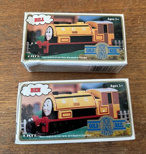 1993 ERTL Bandai Gold Rail Series Thomas Train Diecast Metal Ben & Bill ...