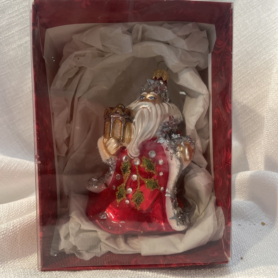 Waterford Santa with Lantern Hanging Ornament Limited/Collector’s ...