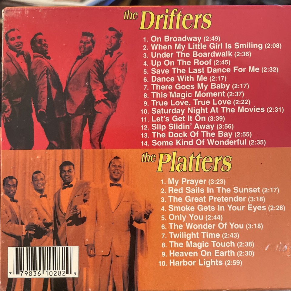 Various, The Platters & the Drifters 2CD Box Set Sealed W/ Slipcase New ...