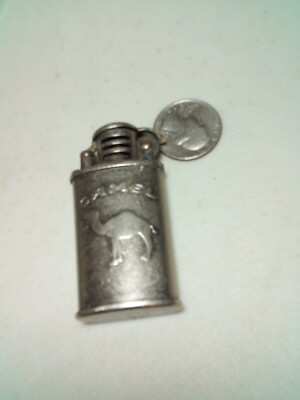 Vintage Camel Lighter Stainless Steel Silver Tone For Repair Rare Model ...