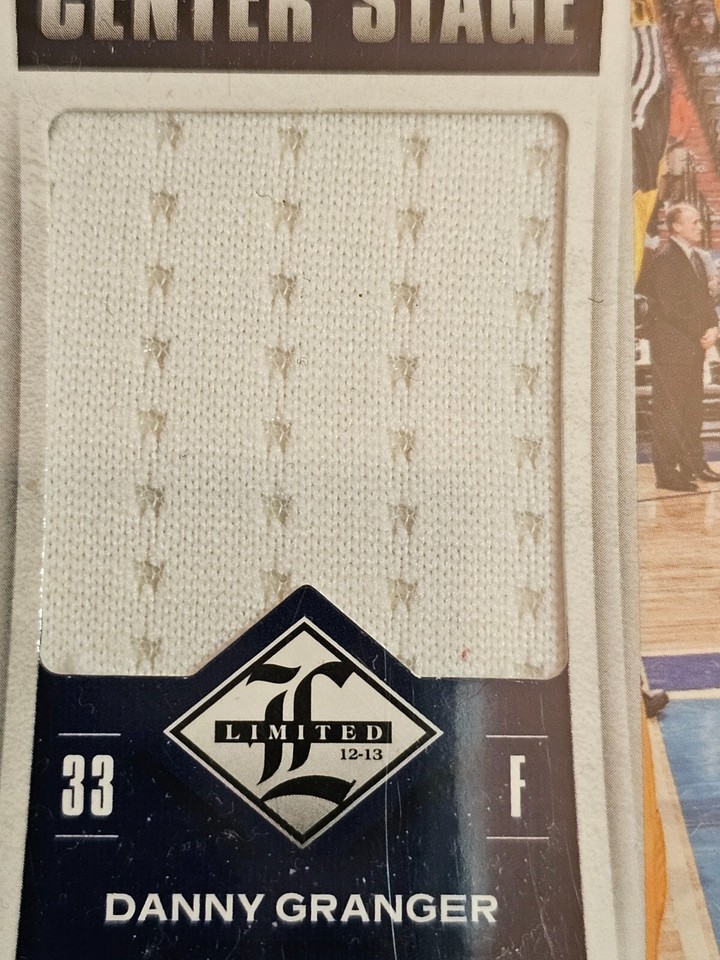 2012-13 Panini Limited Center Stage Danny Granger #23 NM Jersey 46/199 ...