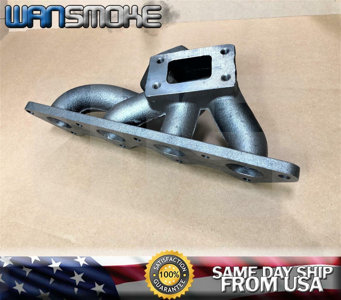 CAST IRON TURBO MANIFOLD EXHAUST FOR MITSUBISHI 4G64 ECLIPSE RS GS ...
