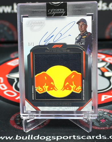 2024 Topps Dynasty Formula 1 F1 Sergio Perez Patch Auto 1/1 Red Bull ...