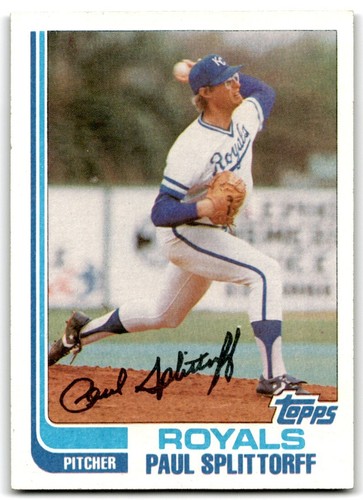 1982 Topps Paul Splittorff Kansas City Royals #759 | eBay