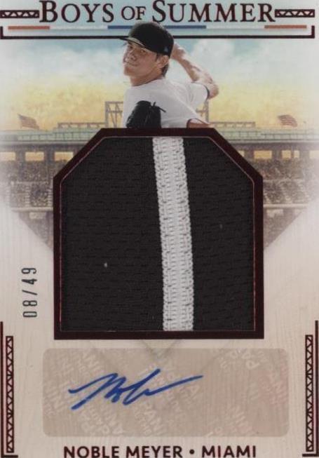 2024 Panini Boys of Summer - Jumbo Prospect Material Signatures Noble ...