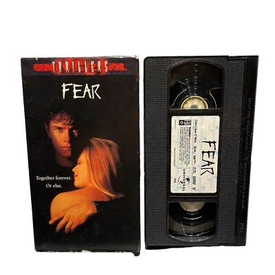 Fear VHS 1996 -HORROR THRILLER- Mark Wahlberg Reese Witherspoon Classic ...