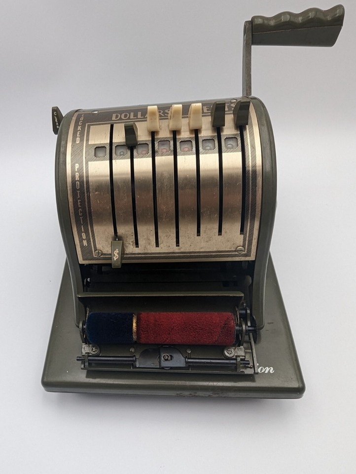 Vintage Paymaster Series S-1000 Check Writer Embosser Stamper Machine ...