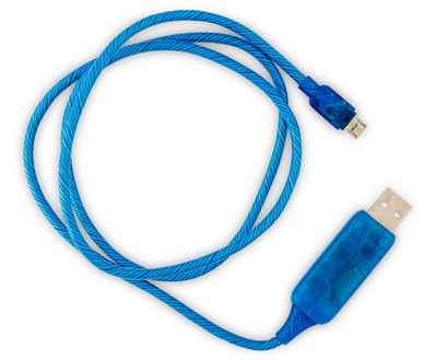 8Ware Visible Flowing Micro Usb Charging Cable - Blue Ck-Vs802-Bl | eBay