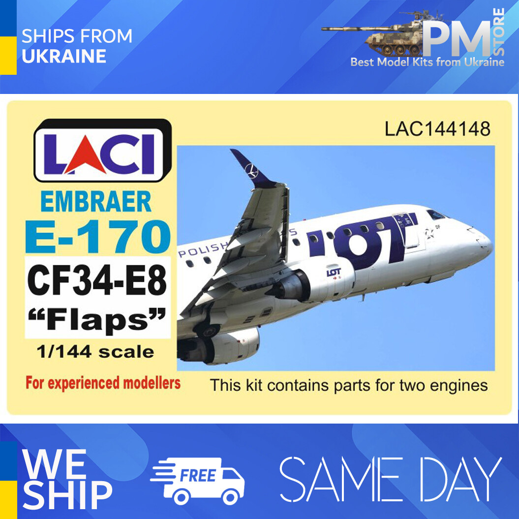 Laci 144148 1/144 Embraer E 170 Flaps and CF34-8E engines 2 pcs | eBay