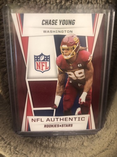 Chase Young Panini NFL AUTHENTIC Rookies & Star MEMORABILIA Football ...