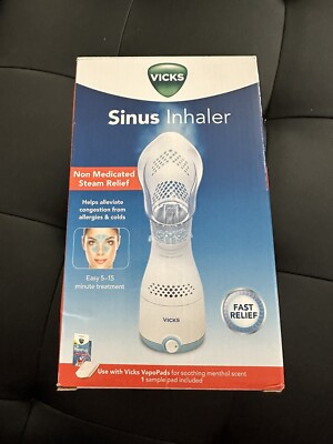 Vicks Personal Sinus Steam Inhaler with Soft Face Mask – New | eBay