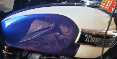 1972 Triumph 650 gas tank, original paintjob | eBay
