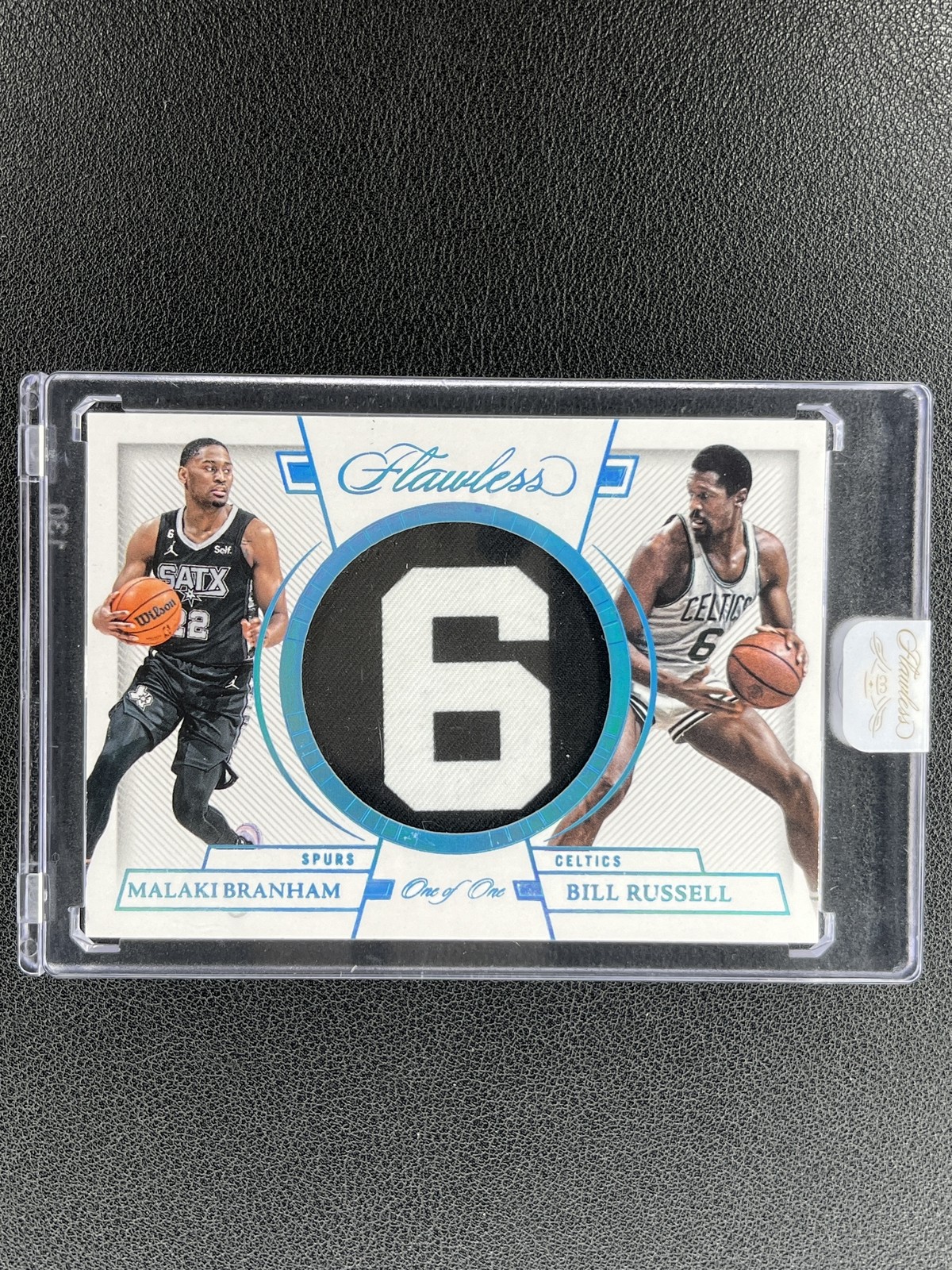 2022-23 Flawless Malaki Branham Bill Russell Patch 1/1 One Of One ...