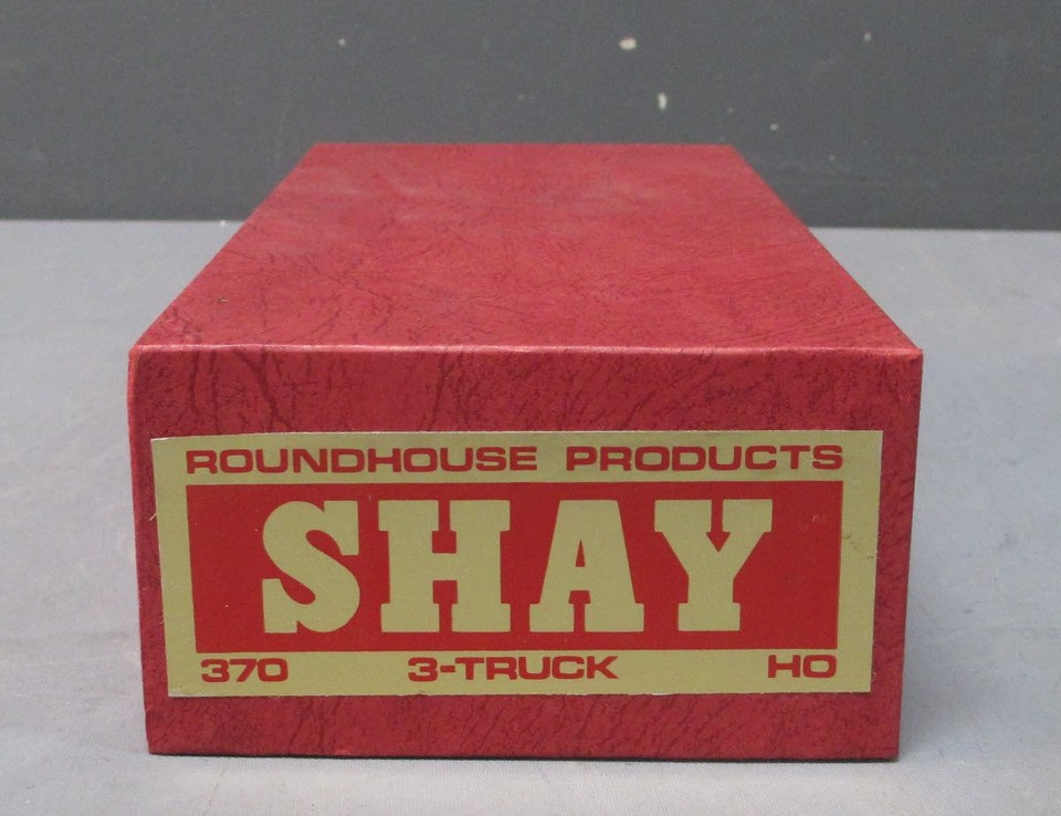 Roundhouse 370 HO Scale Undecorated 3-Truck Shay Kit LN/Box | eBay