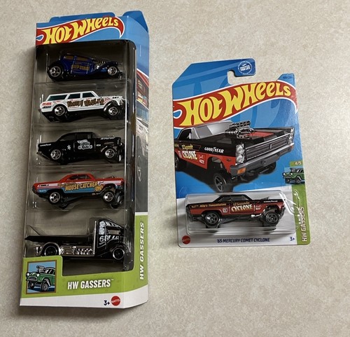 🔥2025 Hot Wheels HW Gassers 5-Pack and 1965 Mercury Comet Cyclone🔥 | eBay