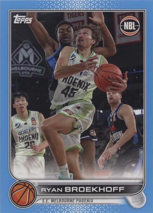 2022-23 Topps NBL National Basketball League - Ryan Broekhoff #72 Blue for sale online | eBay