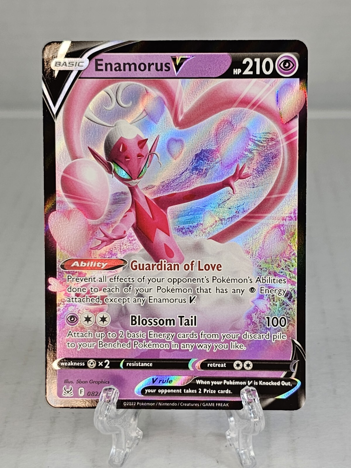 Enamorus V Sword & Shield - Lost Origin 082/196 Regular Ultra Rare ...