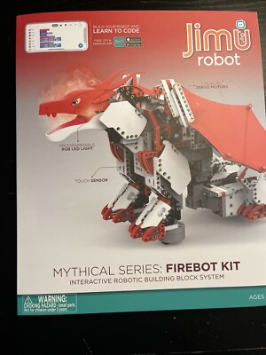 UBTECH Jimu Robot Mythical Series:FireBot Kit/Building/Coding STEM Kit ...