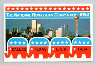 Dallas Texas 1984 Republican National Convention Vintage Postcard 4 | eBay