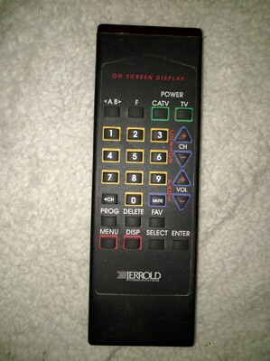Jerrold / General Instrument TVRC-T8 Cable Box Remote Control Tested | eBay