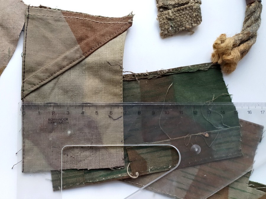 Original German WW2 camouflage fabric uniform camo Wehrmacht WH ...