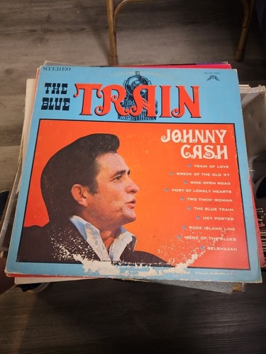 Johnny Cash The Blue Train Vinyl LP Record VG/G | eBay