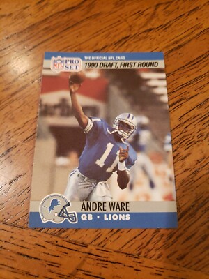 1990 PRO SET # 675 ANDRE WARE ROOKIE , HOUSTON | eBay