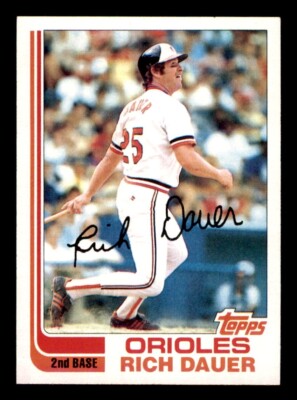 1982 Topps Baseball #8 Rich Dauer EX/MT or Better *cc1 | eBay
