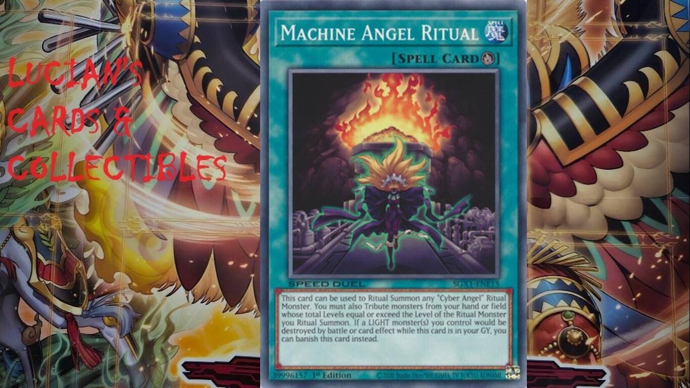 A466 YUGIOH SPELL CARD MACHINE ANGEL RITUAL SGX1-ENE15 | eBay