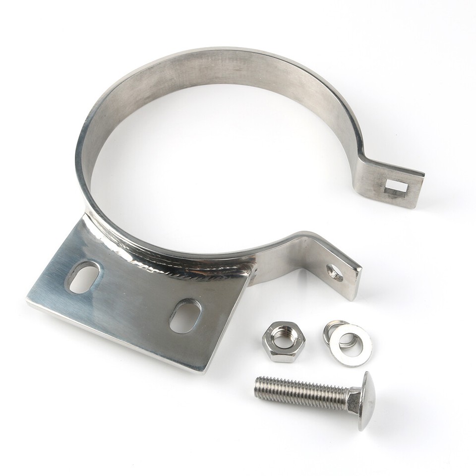 Peterbilt Exhaust Stack 5" Mount Bracket Clamp Chrome 379 359 1987-1993 ...