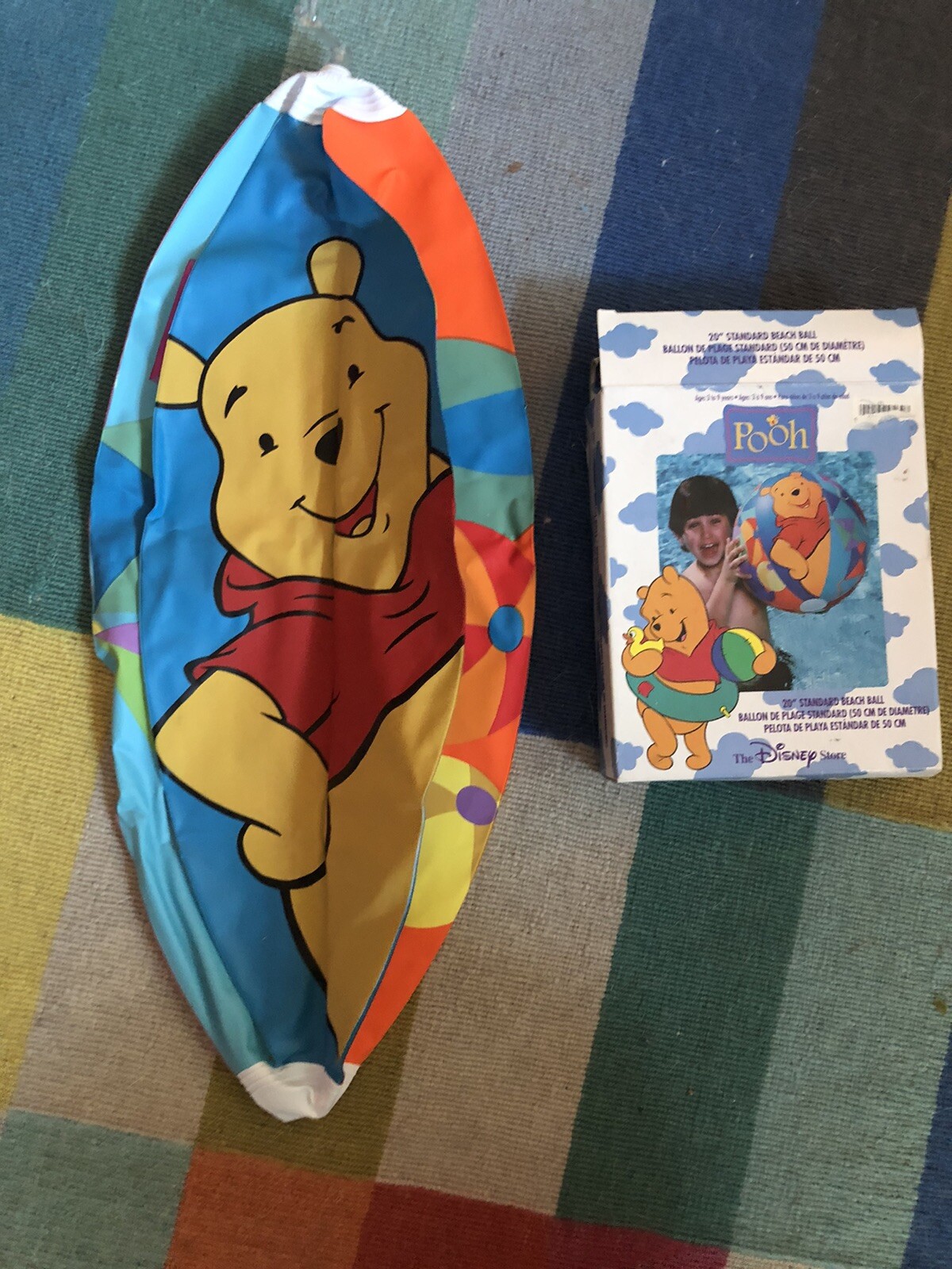 Vintage The Disney Store Winnie The Pooh Tigger Beach Ball 20” NEW | eBay