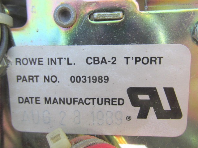Rowe CBA-2 Bill Acceptor From Soda Vending Application - For Parts or ...