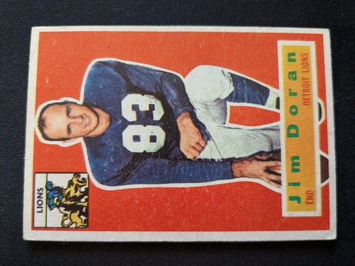 1956 Topps Football Card # 80 Jim Doran - Detroit Lions (VG/EX) | eBay