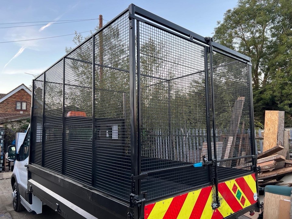 FORD TRANSIT TIPPER MESH HIGH SIDES, Transit tipper truck body any size ...
