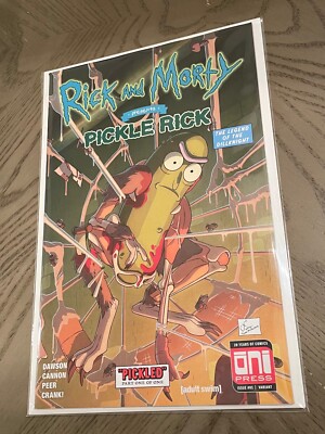 RICK AND MORTY PICKLE RICK 1 TODD MCFARLANE SPIDERMAN TORMENT HOMAGE ...