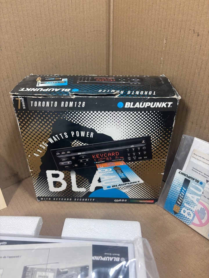 Blaupunkt TORONTO RDM 126 Classico Auto Radio CD Stereo Porsche Ferrari ...